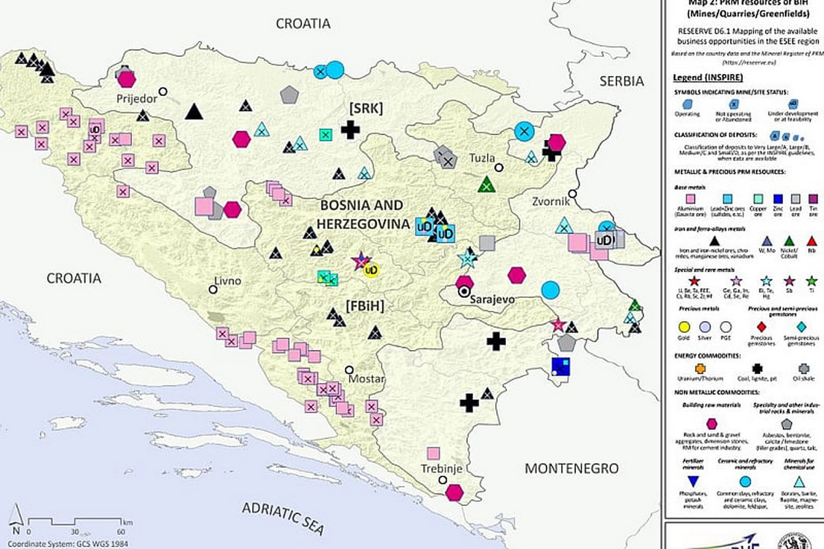 Evo gdje se u BiH trenutno vrše istraživanja s ciljem pronalaska ruda i ...